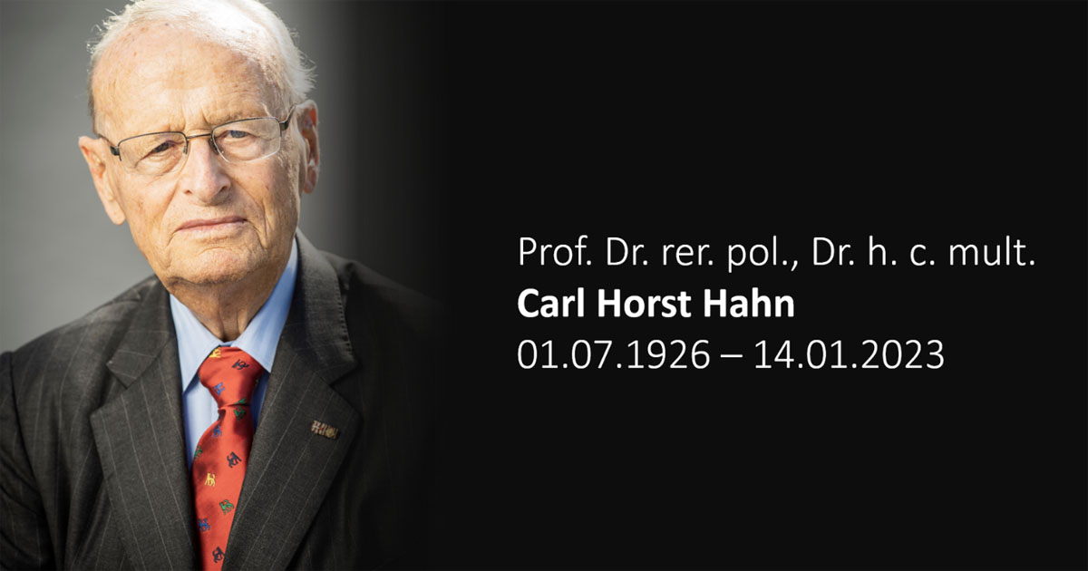 The city of Chemnitz pays tribute to Carl Hahn